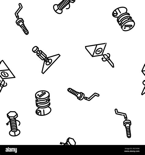 Assembly Instruction Furniture Vector Seamless Pattern Stock Vector Image And Art Alamy