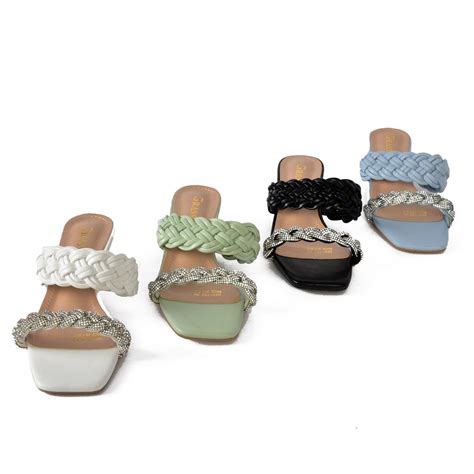 The Grass French Pompadour Heel Is A El Samad Textile