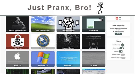 Geeky Prank Sites For Hilarious Online Tech Pranks