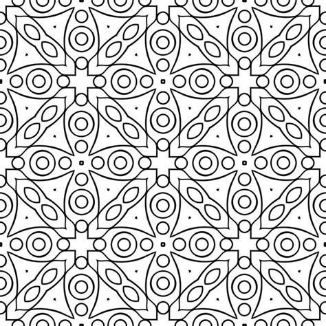 Premium Vector Decorative Geometric Tile Seamless Pattern