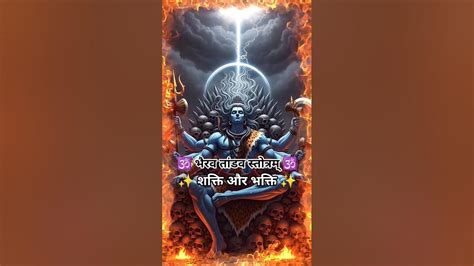 Bhairav Tandav Stotram भैरव तांडव स्तोत्रम् Powerful Shiv Bhairav