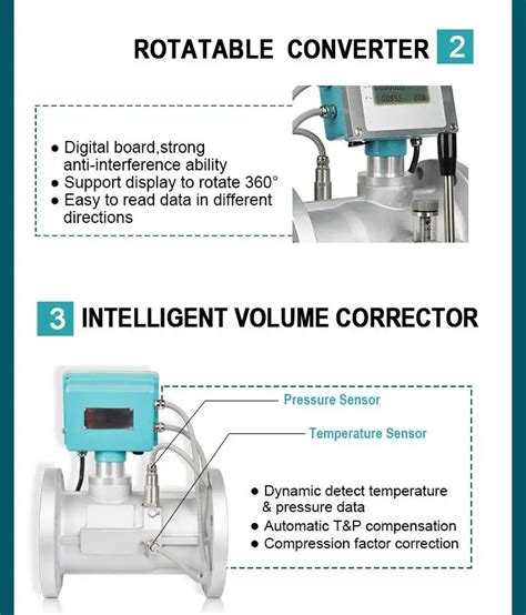 Auto Electronic Volume Corrector Evc For Natural Gas Turbine Flow Meter