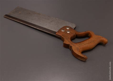 Fine Riverside Tool Co Ny 12 Inch Carcass Saw 108656 Jim Bode Tools