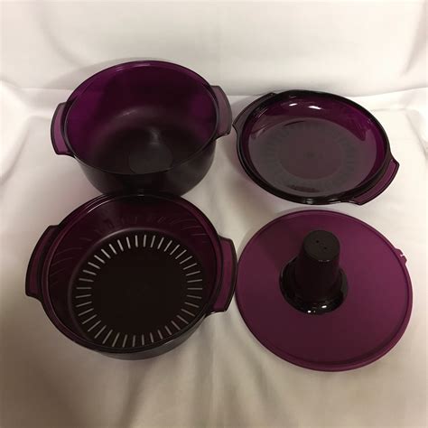 Tupperware Tupperwave Stack Cooker Cookware System Microwave Jewel Set