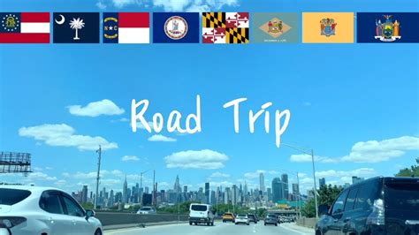 조지아에서 뉴욕까지 동부 로드트립 미국여행 Vlog Youtube