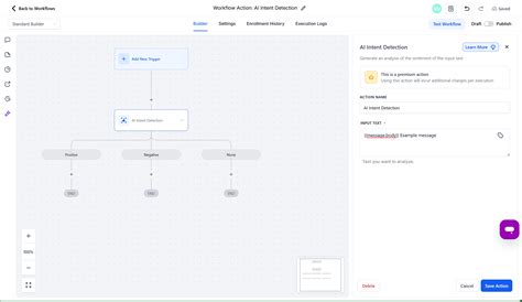 Workflow Action Ai Intent Detection Genieai