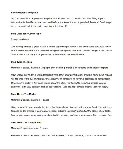 Book Proposal Template 30 Sample Book Proposals In Pdf Ms Word