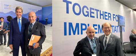 Grimaldi Group Emanuele Grimaldi Attends Cop27