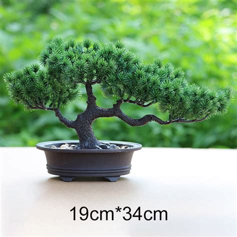 Árbol Bonsái Artificial Tipo Cascada Media Decoración Hogar