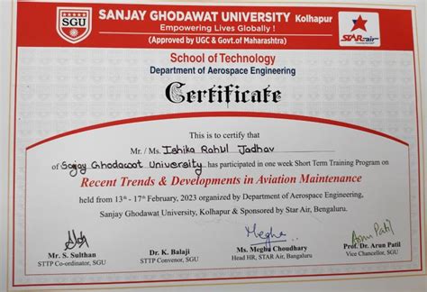 Ishika Jadhav On Linkedin Excited To Share Completed An Intensive One