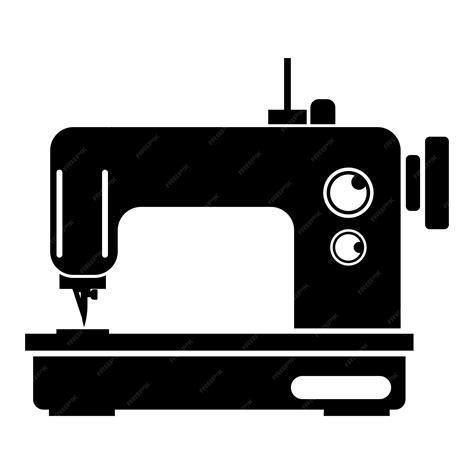 Premium Vector Sewing Machine Logo Iconillustration Template Design