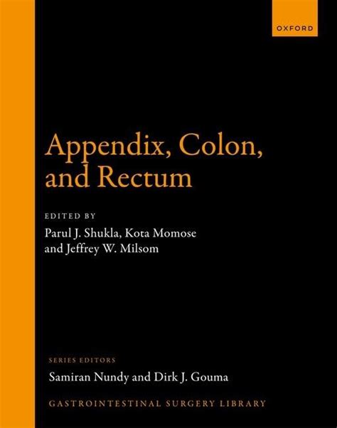 Appendix Colon And Rectum First Edition Medicalebooks