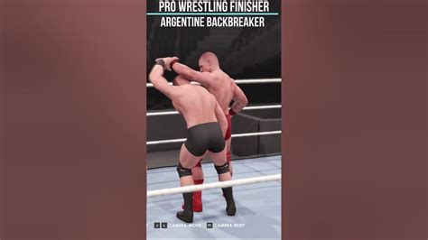 Pro Wrestling Finisher 054 Argentine Backbreaker Youtube