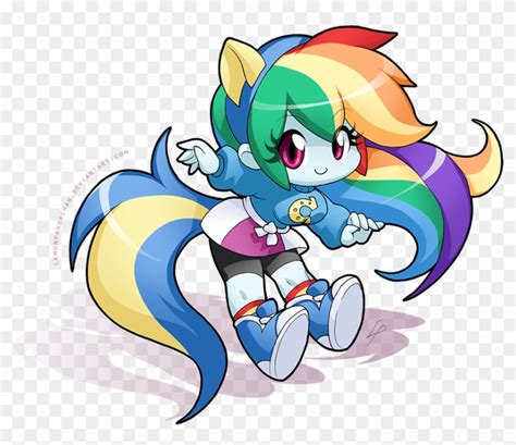 Human Chibi Rainbow Dash