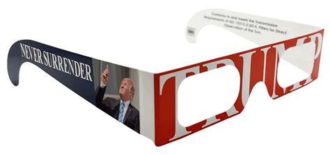 These Donald Trump Branded Eclipse Glasses Dont Look Effective Rpics