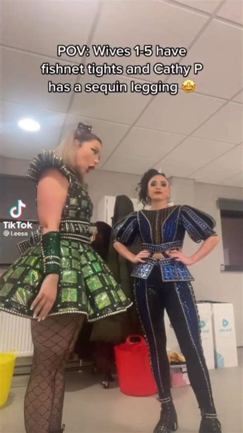 Cathy P And Leesa Tik Tok Kathy P And Leesa Six The Musical Outfits