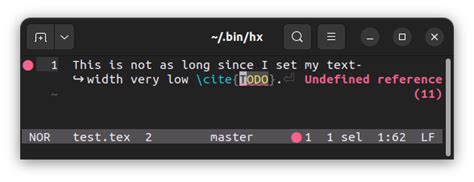 Show Diagnostic Marker In Correct Line If `soft Wrap` Is Enabled · Issue 8732 · Helix Editor