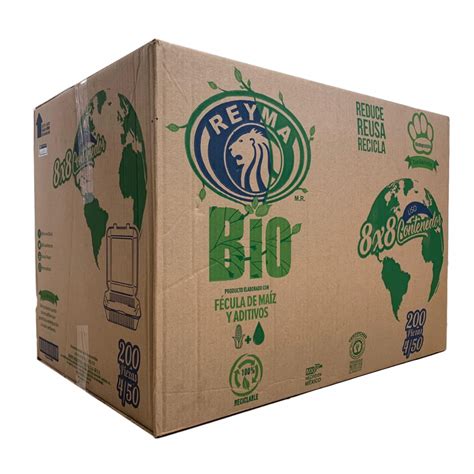 Contenedor Térmico Liso Blanco Reyma 7x7 Caja 200 Piezas Nacional