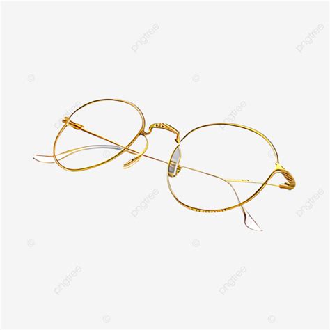 Three Dimensional Gold Wire Frame Glasses Glasses 3d Glasses