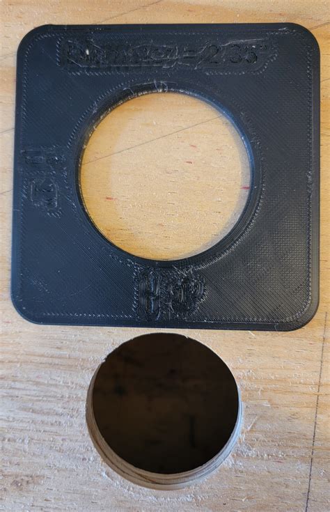 Router Hole Cutting Jig With Bushing And Bit Size Parameters By Speewack Download Free Stl