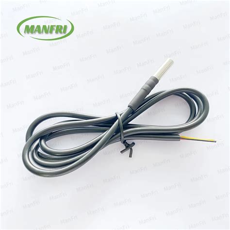 Original Digital Ds18b20 Temperature Sensor Waterproof Ip68 Od6 30mm Probe 1m Cable For