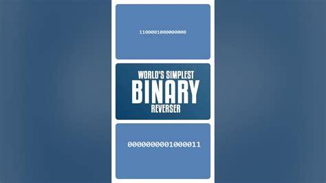 Reverse Binary Bits Instantly Free Online Tool Onlinetools Freeonlinetools