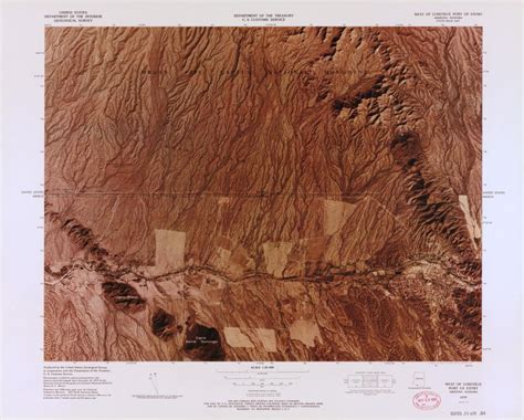 West Of Lukeville Port Of Entry Az Sonora 1979 Library Of Congress
