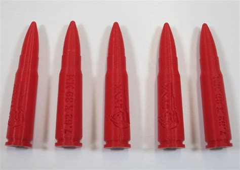 762x39 Plastic Snap Caps Dummy Training Rounds 5 Pack Lynx Ammo
