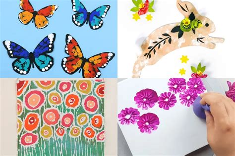 Craft Idea Spring Art Projects Spring Craft Ideas Craft Guides