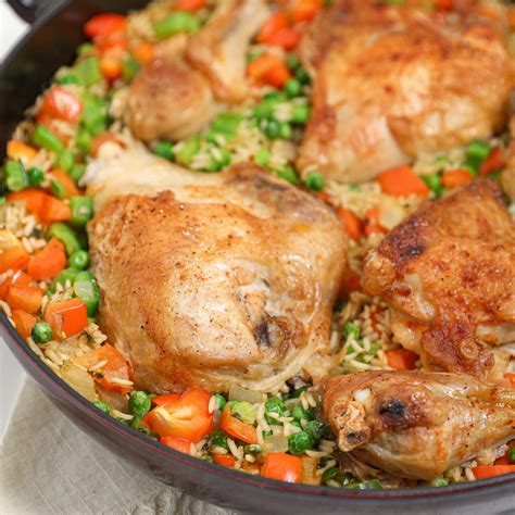 One Pan Peruvian Arroz Con Pollo With Hot Sauce The Salty Cooker
