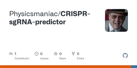Github Physicsmaniaccrispr Sgrna Predictor