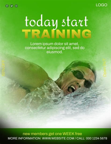 Training Ads Template Postermywall