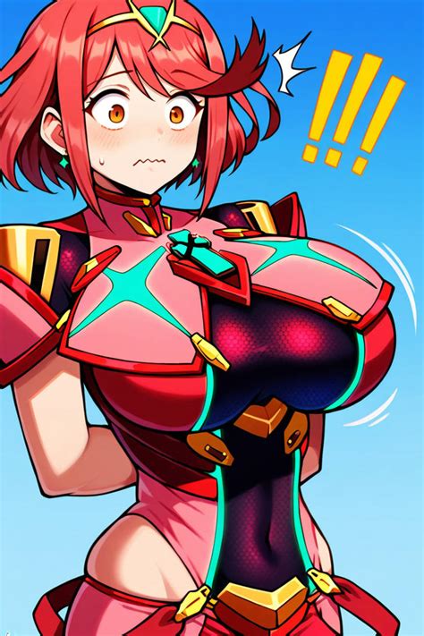 Ai Art Embarrassed Pyra 13 By Cposample On Deviantart