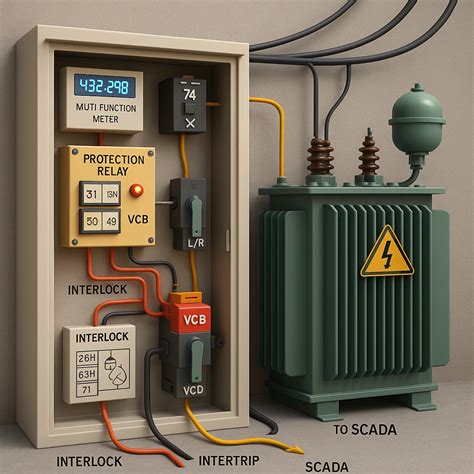 Mv Typical Drawing For Transformer Feeder Pdf And Dwg Schaltpro Mv