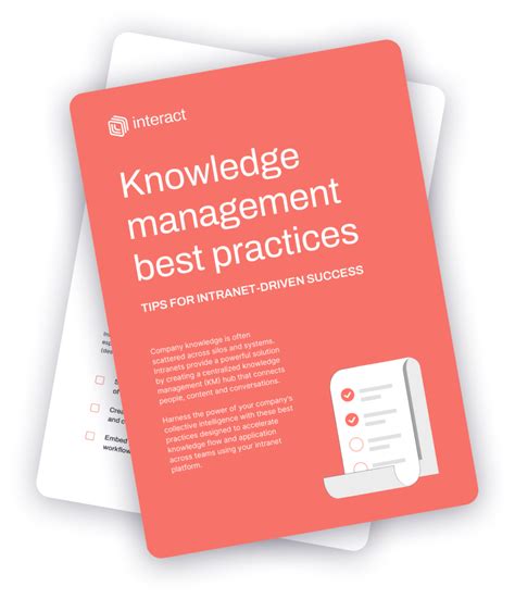 Knowledge Management Best Practices Tips For Intranet Driven Success