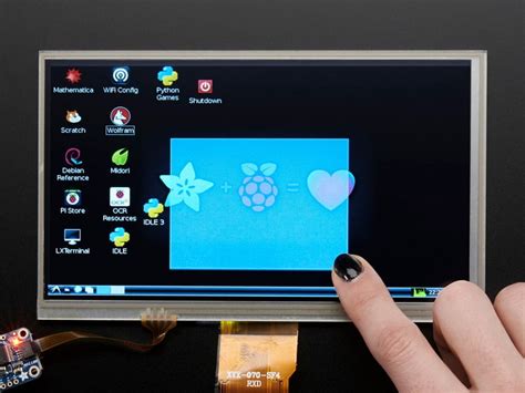 Uma Tela Sensível Ao Toque De 1 Hdmi 4 Pi De 7 Polegadas Pode Funcionar