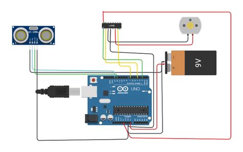 Circuit Design Hand Sanitizer Tinkercad