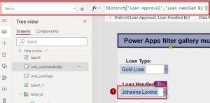 Filter Power Apps Gallery Based On Combo Box Selection