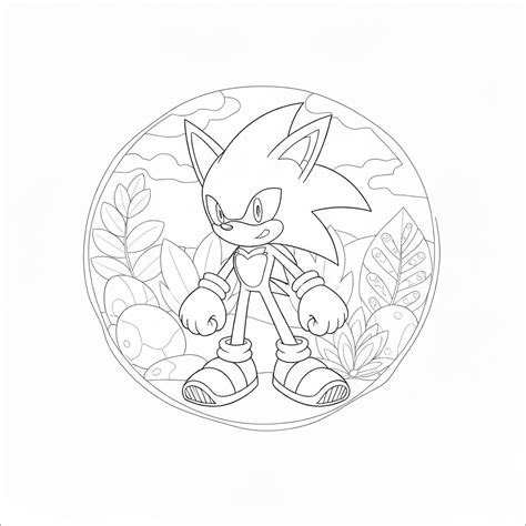 Metal Sonic Coloring Pages Free Printable Pdf