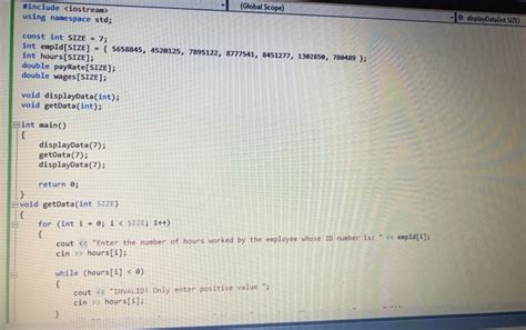 Solved Global Scope Include Using Namespace Std