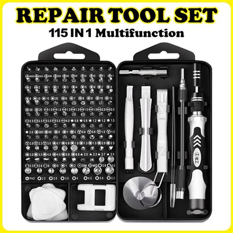 Screw Driver Set 115 In 1 Multi Function Precision Screwdriver Set Universal Disassemble Repair