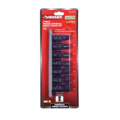 Outlet 🔔 Husky 38 In Drive Metric Pinless Universal Impact Socket Set