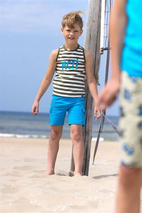 Bnosy Jongens Hemd Met Strepen En Print Dazz Stripe