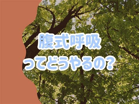腹式呼吸ってどうやるの？｜nayutas恵比寿校 ボイトレならnayutas（ナユタス）