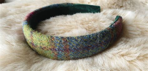 Harris Tweed Hairbandalice Band Etsy