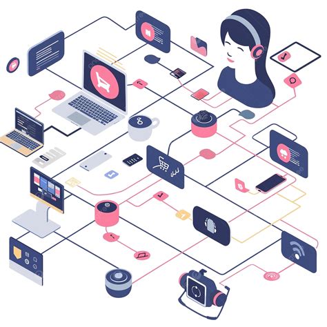 Smart Virtual Assistant Flowchart Technology Internet Information