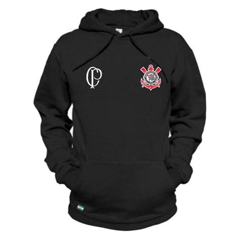 Moletom Canguru Corinthians Abrigo Timão Casaco Blusa De Frio Capote
