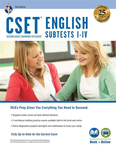 Cset English Subtests I Iv Book Online Cset Teacher