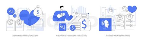 Ai For Nonprofit Organizations Abstract Concept Vector Illus Colourbox