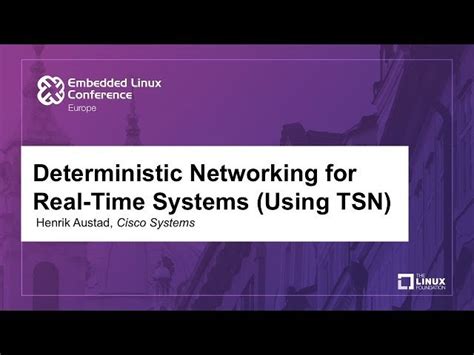 Free Video Deterministic Networking For Real Time Systems Using Tsn